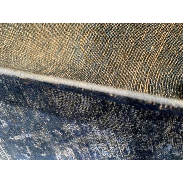 Navy Blue Overdye | Chairish