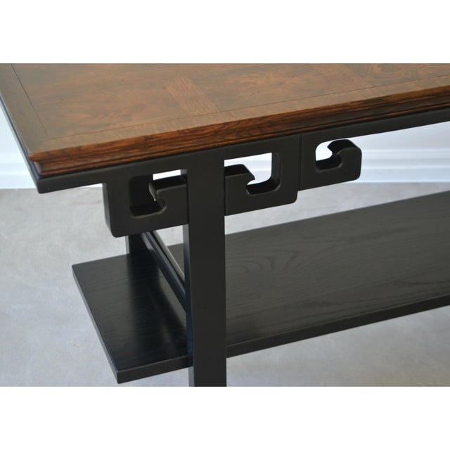 1960s Mid-Century Asian Inspired Console Table | Chairish