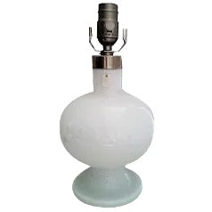 White Michael Bang Lamp | Chairish