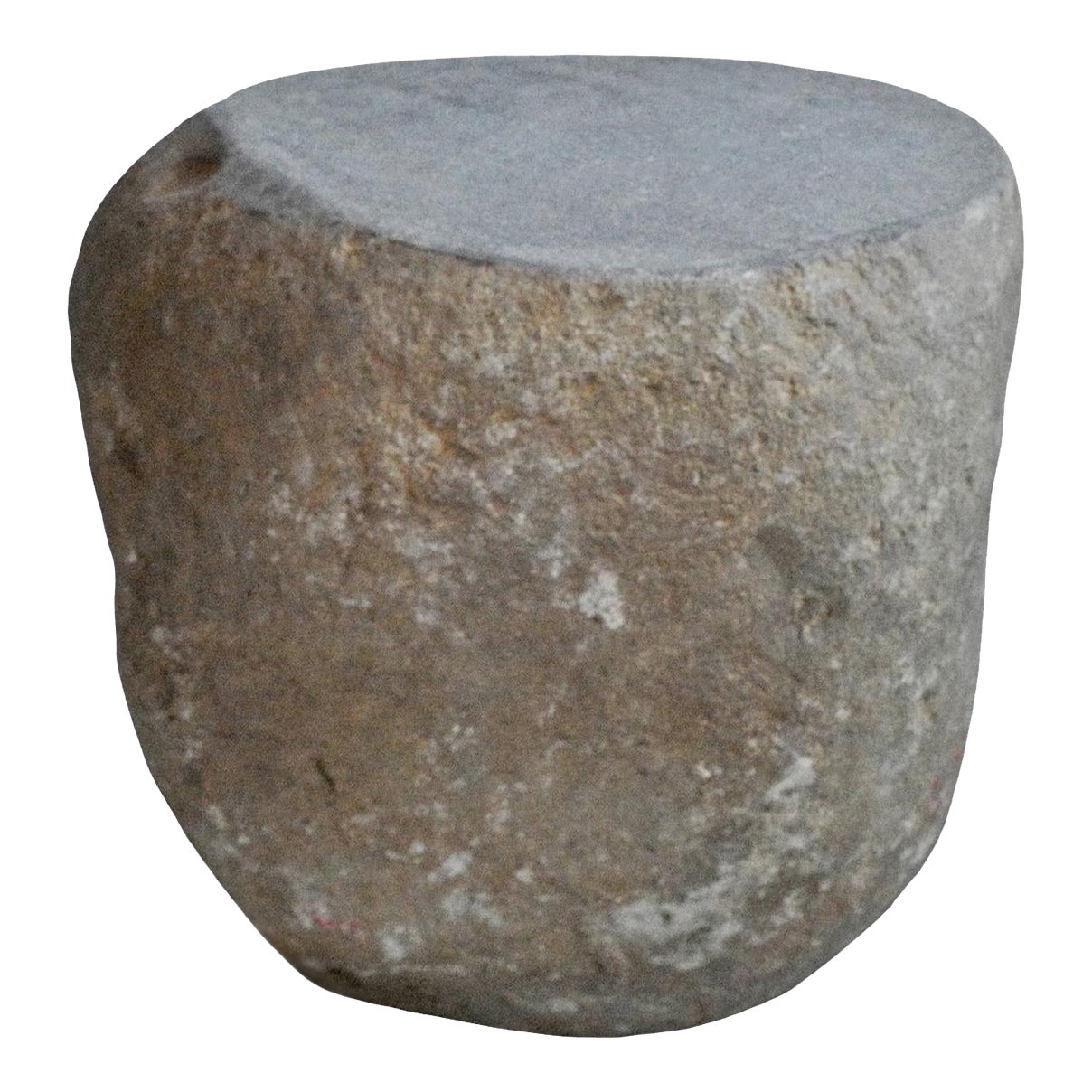 Stone Boulder Outdoor Stool / Side Table | Chairish