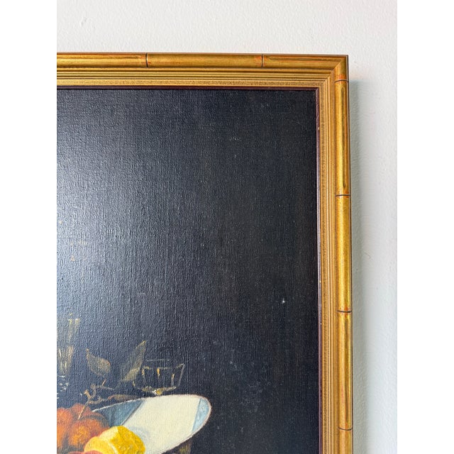 1980's Willem Kalf Reproduction Still Life Oil Painting by Paul Dallas ...
