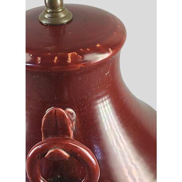 Vintage Mid-Century Italian Terra-Cotta Pottery Ox Blood Color Red ...