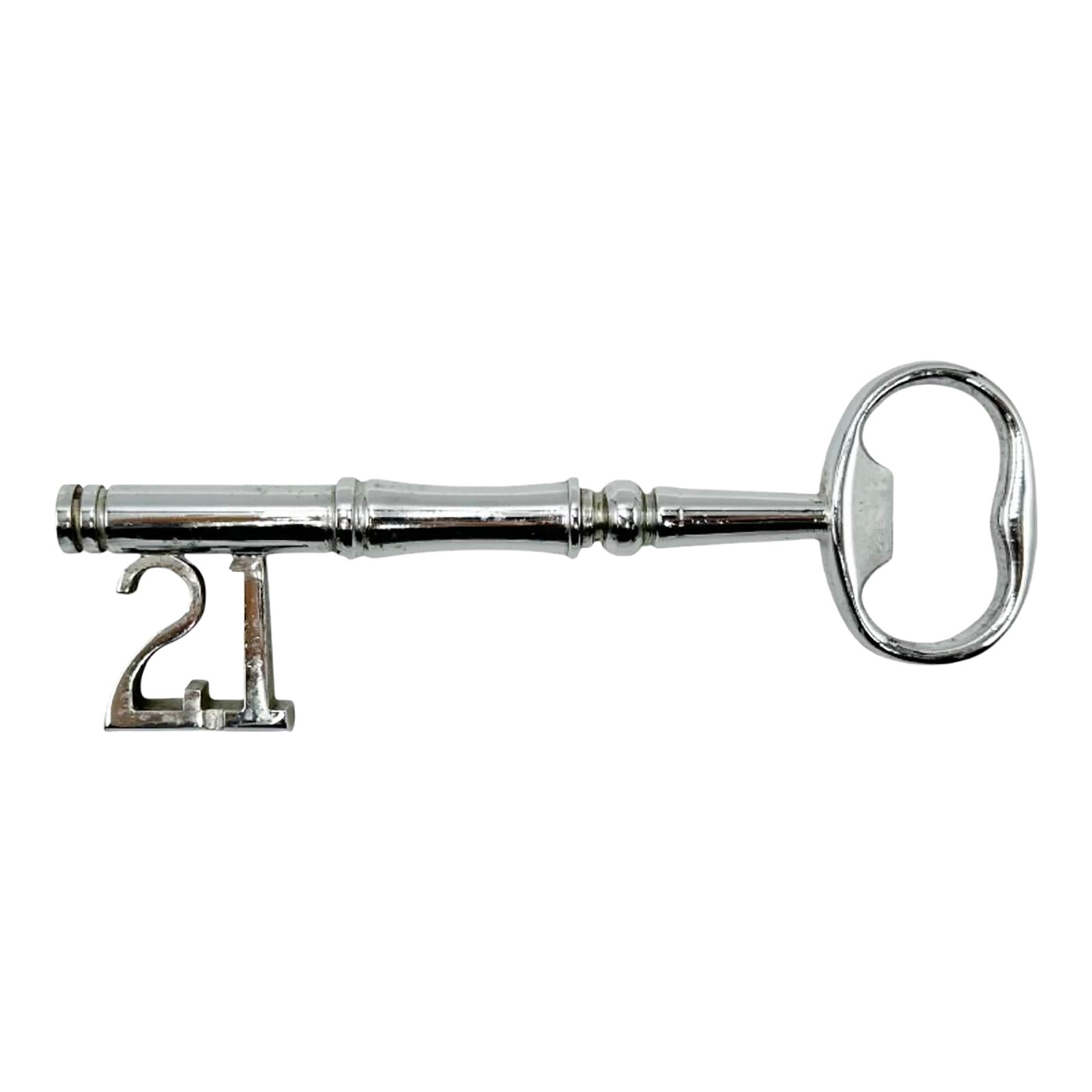 Vintage the 21 Club Nyc Restaurant Key Corkscrew | Chairish