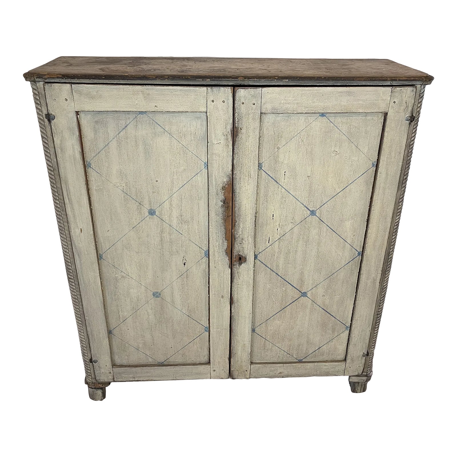 18th/19th Century Swedish Gustavian Period Painted Pine Kitchen ...