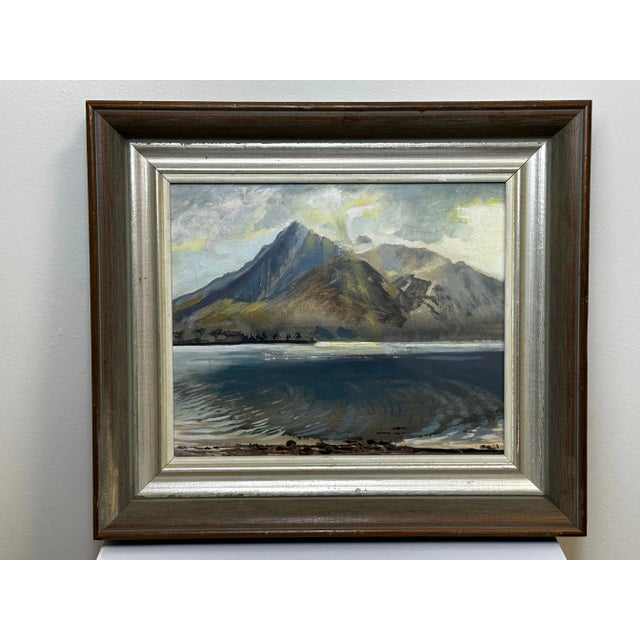 1980's Scottish Highlands Oil Painting of Beinn Bhàn Loch Levan by ...