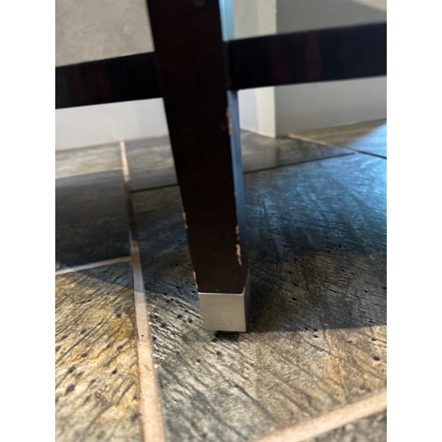 Thayer Coggins Pair of Half Moon Zebra Wood Matte Lacquered Console ...