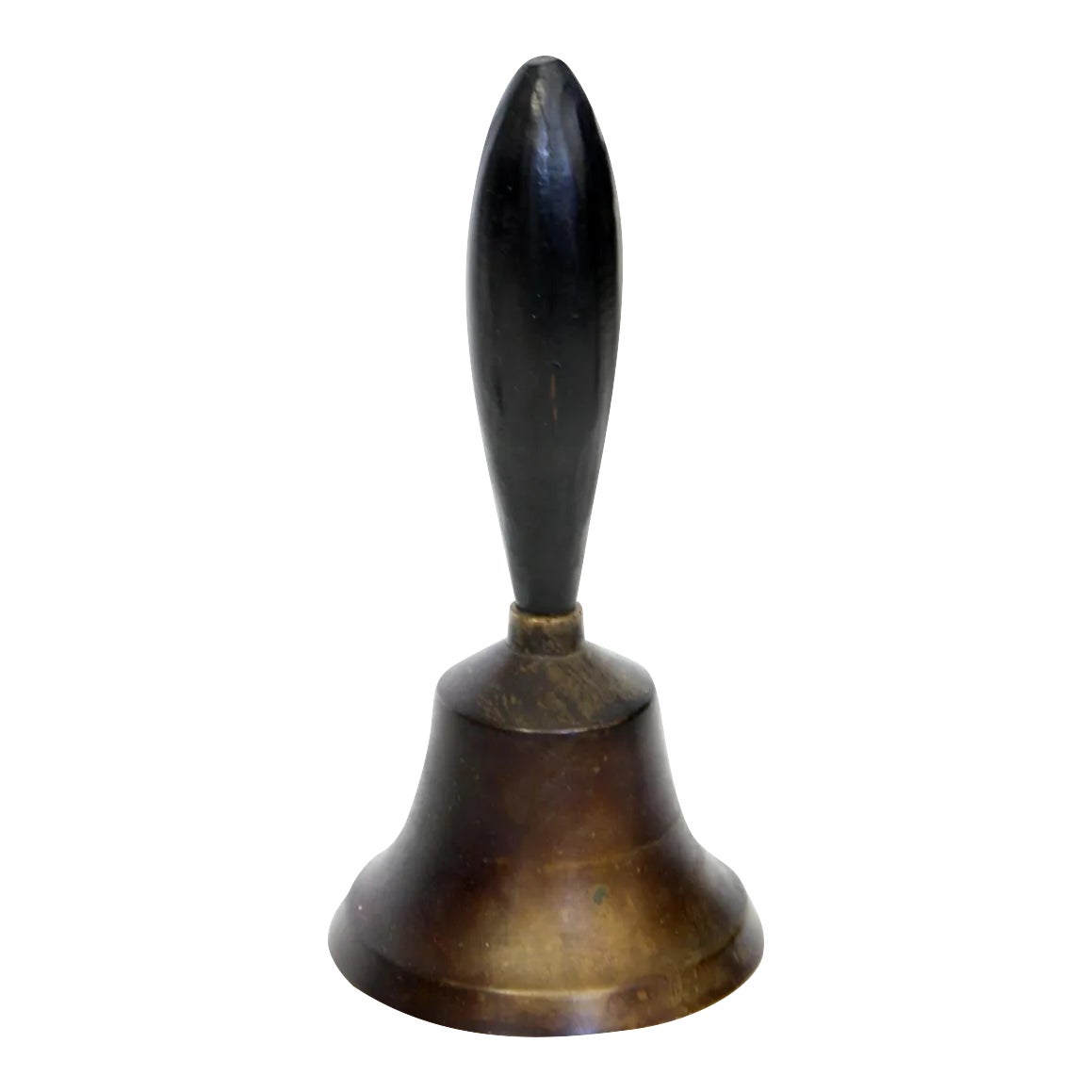Vintage Brass Hand Bell | Chairish