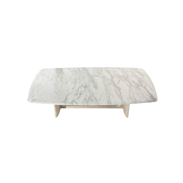 Modern Marble Top Dining Table | Chairish