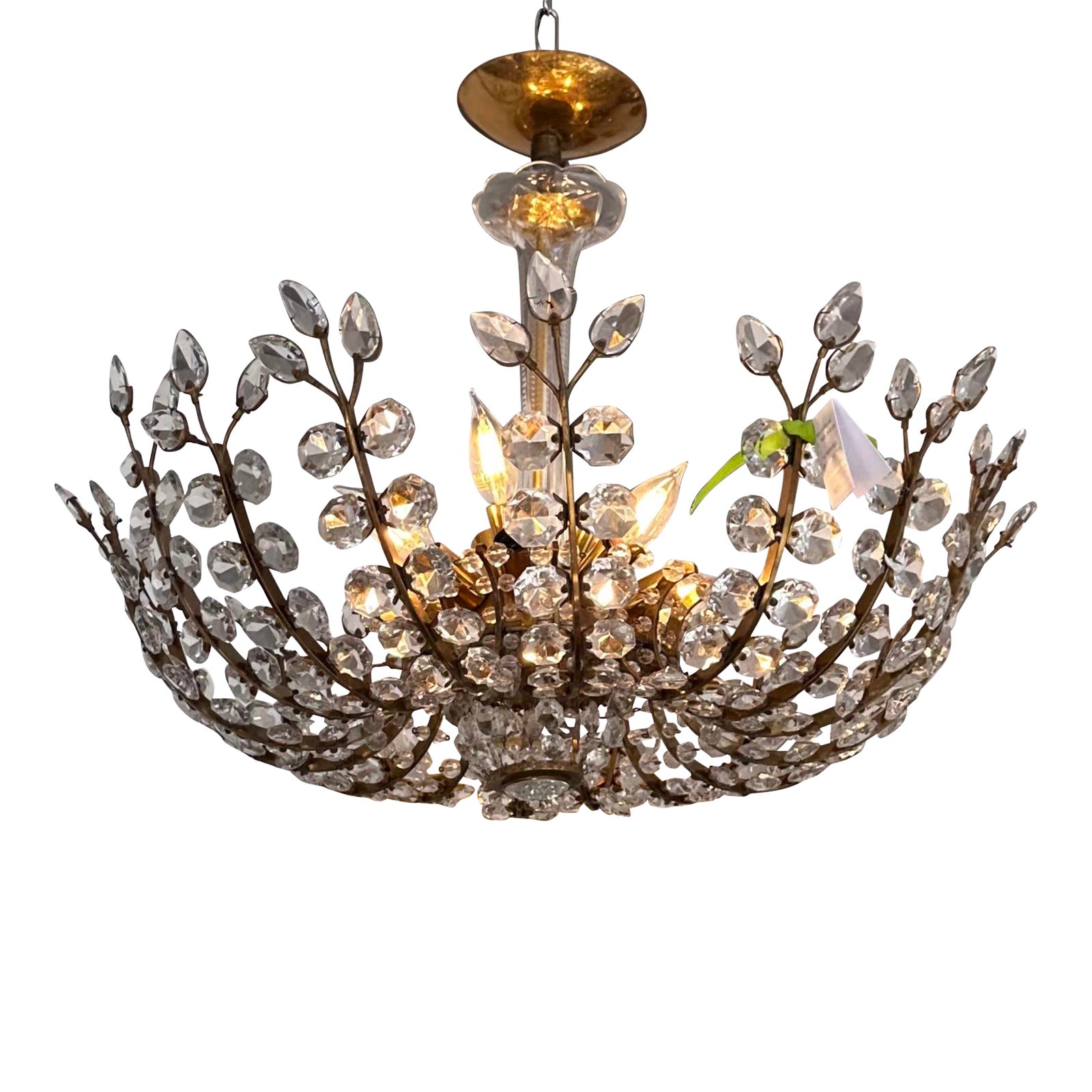Oswald Haerdlt for Lobmeyr Ambassador Austrian Crystal Chandelier | Chairish