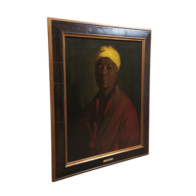 Mid 20th Century John Ellsworth Weis Turkish African Portrait Oil ...