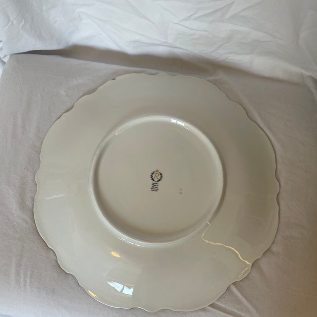 1930s Reichenbach Fine China Round Platter | Chairish