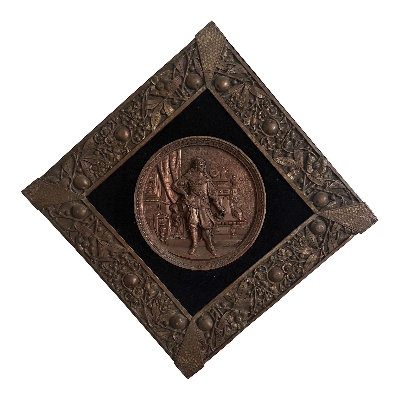 Antique Plaque - Musketeer of the Guard Kingdom of France | Chairish