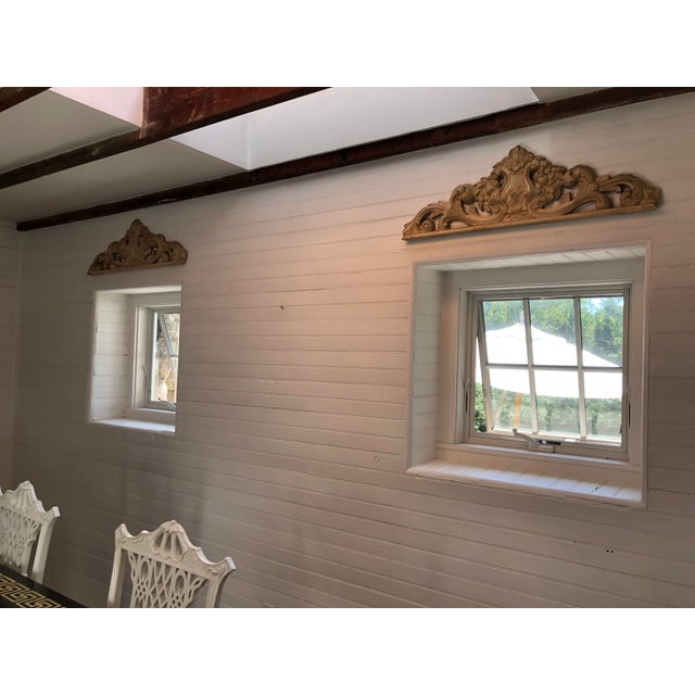 Plaster Architectural Pediments - a Pair | Chairish