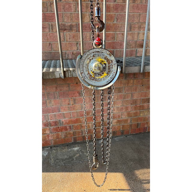 Denver Industrial Artifact 1 Ton Chain Fall (Hoist) Salvaged From Gates ...
