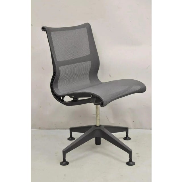 Herman Miller Setu Side Chair Metal Mesh Desk Office Swivel Chair - Set ...