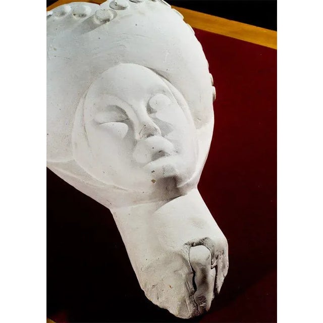 1940s Vintage French Plaster Head Model | Chairish