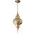 Contemporary Moroccan Ceiling Copper Lamp / Lantern, Double Drop | Chairish
