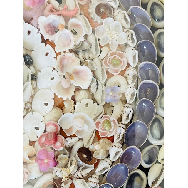 1950s Exquisite Vintage Sailors Valentines Sea Shells and Cameo | Chairish