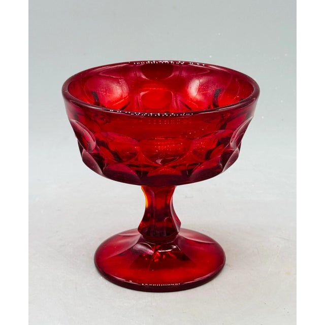 Mixed Set of 7 Vintage Red Glasses/ Beautifully Curated Solid Color ...