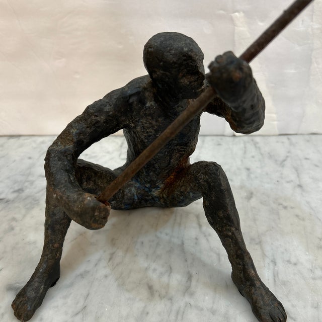 Hand Forged Iron Sculpture | Chairish