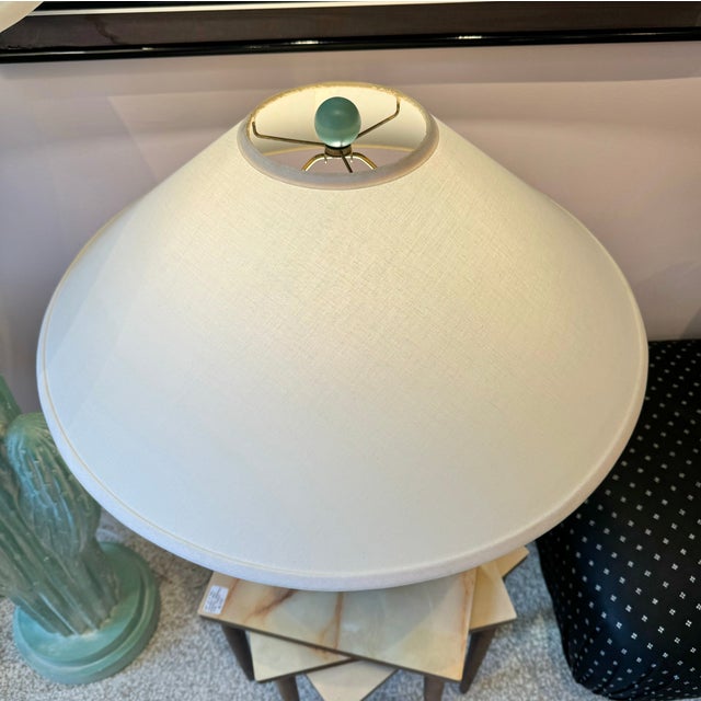 Vintage Postmodern Plaster Cactus Table Lamp by Bon Art | Chairish