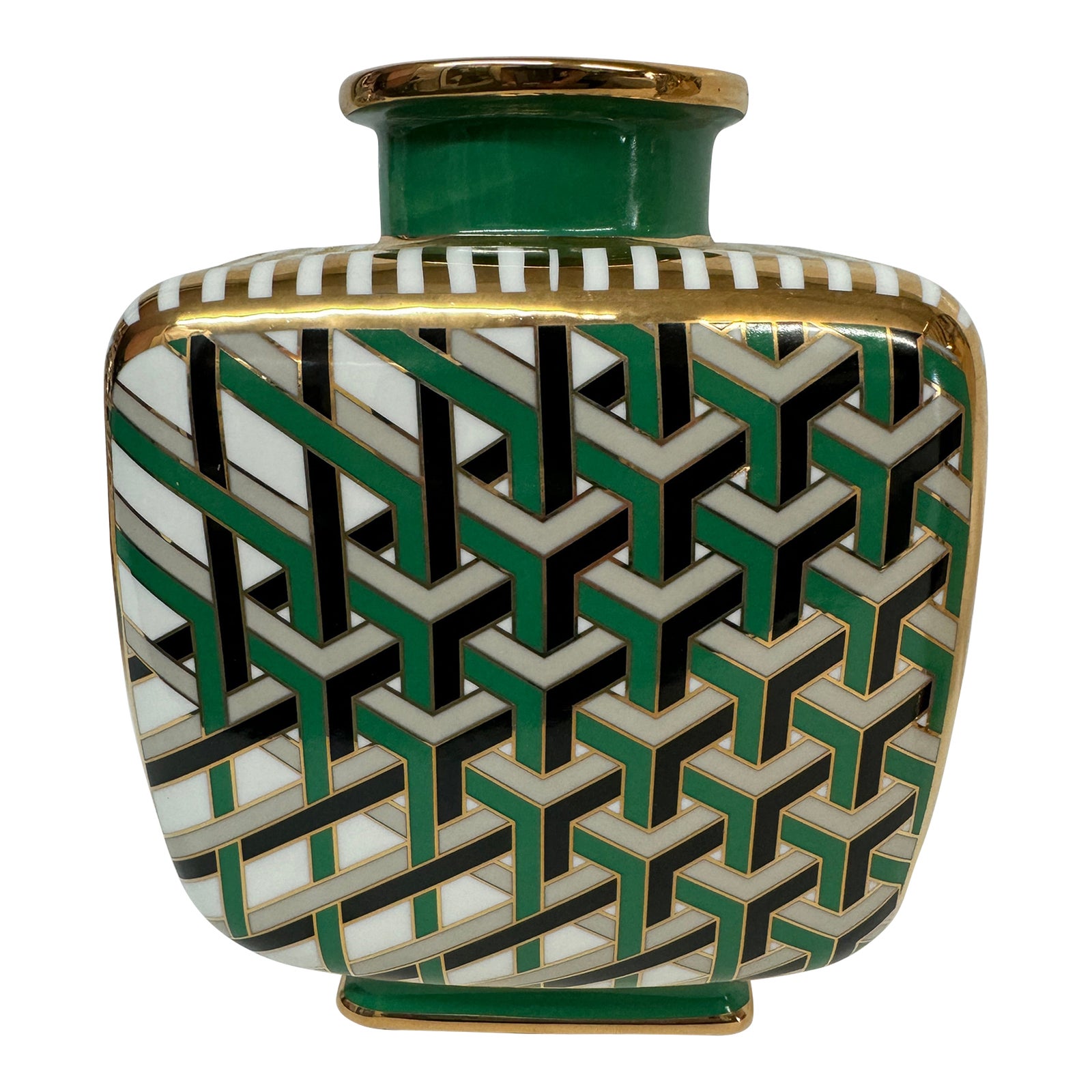 Jonathan Adler Versailles Maze Vase | Chairish