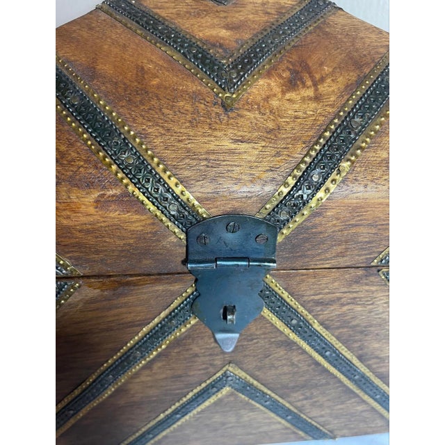 Early 20th Century India Handmade Wood Nettur Petti Malabar Box Domed ...