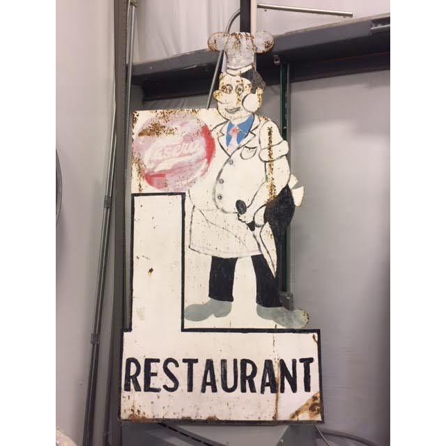Vintage Spanish Restaurant Sign | Chairish