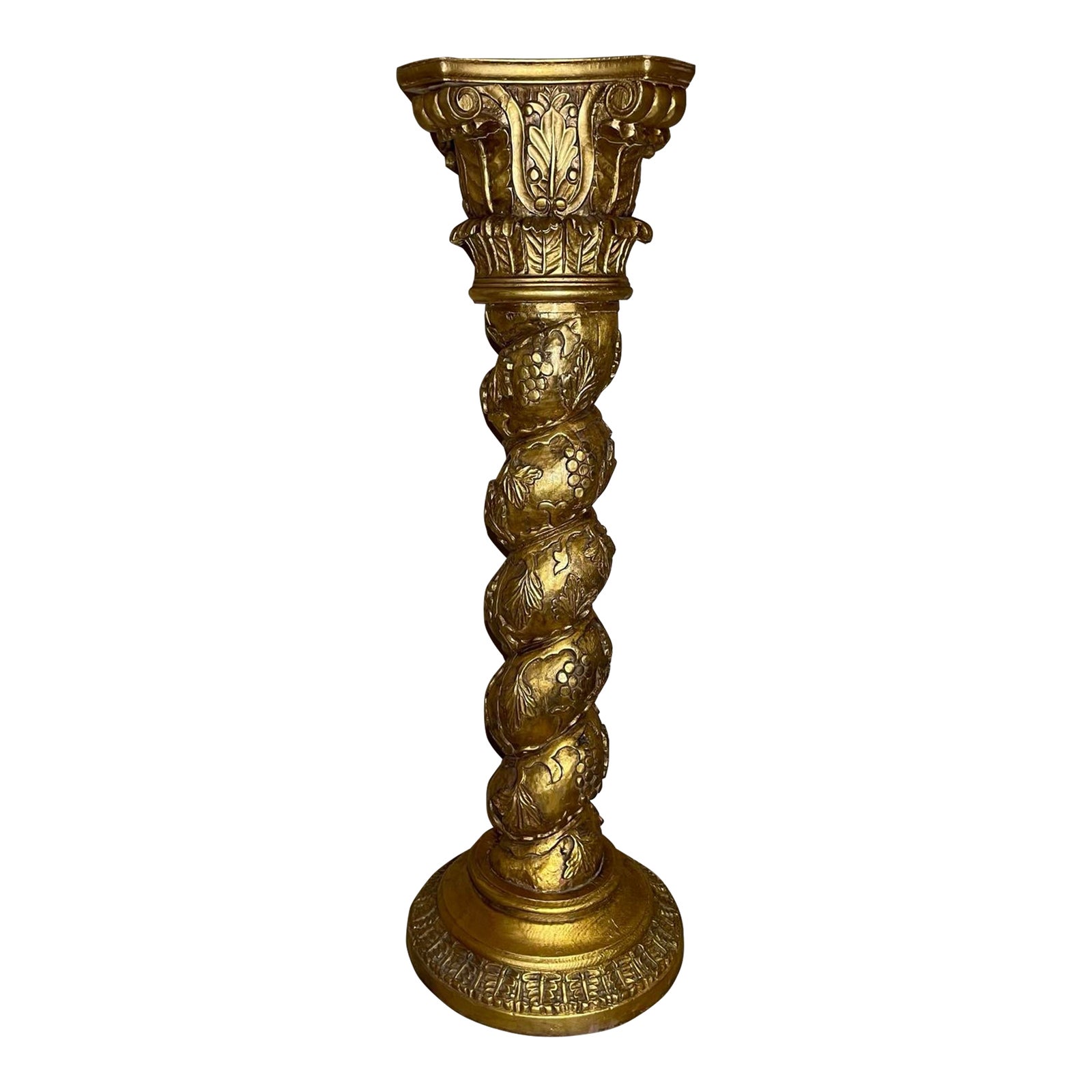 18th Century Italian Baroque Hand Carved Gilt Wood Grape Vines ...