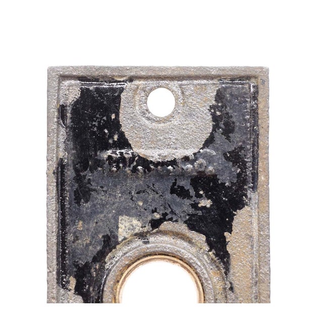 Antique Cast Iron Fluer De Lis Patterned Door Rosette | Chairish