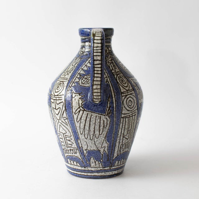 Vintage Italian Sgraffito Jug from Fratelli Fanciullacci, 1960s | Chairish