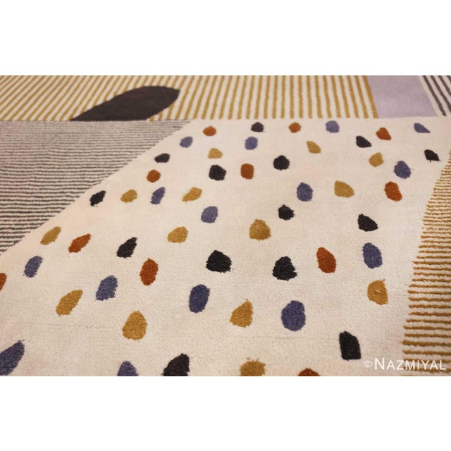 Vintage Scandinavian Stream For House and Garden Josef Frank Rug | Chairish