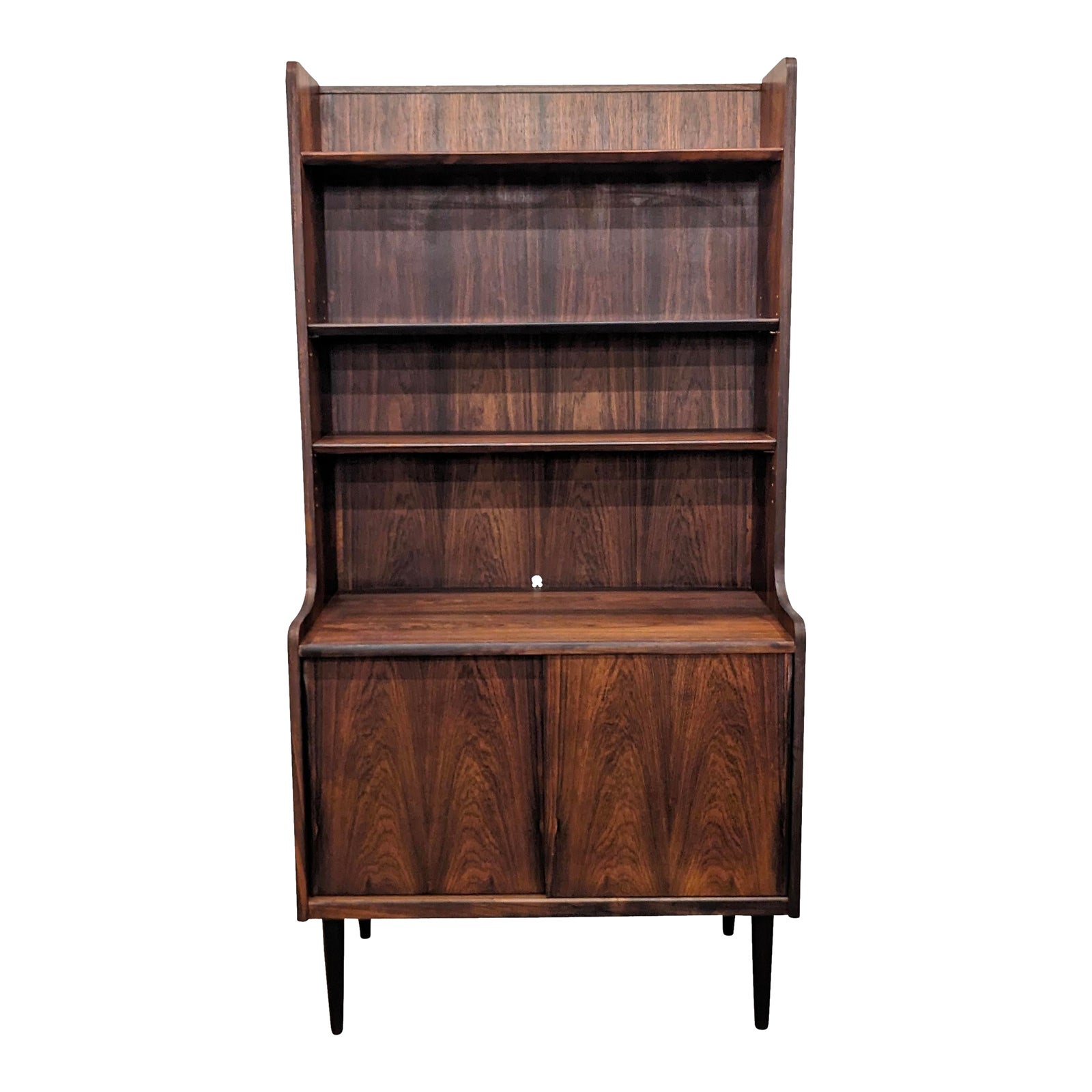 1950s Rosewood Bookcase | Chairish