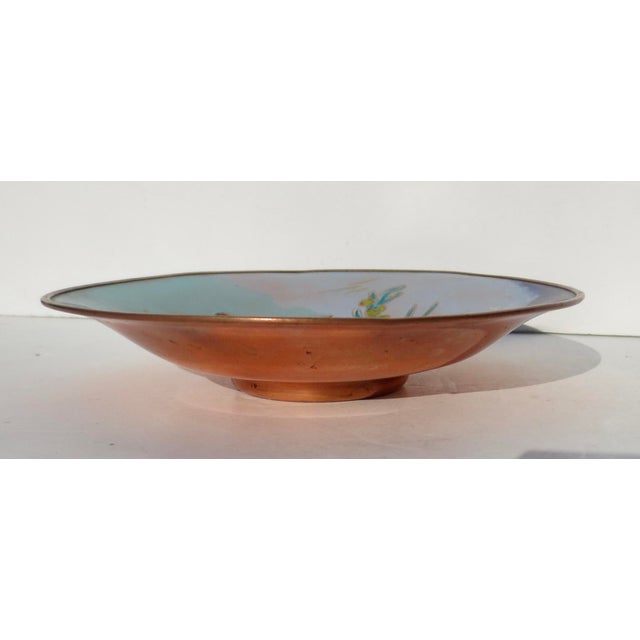 Enamel and Copper Goldfish Dish by Tom H Holland | Chairish
