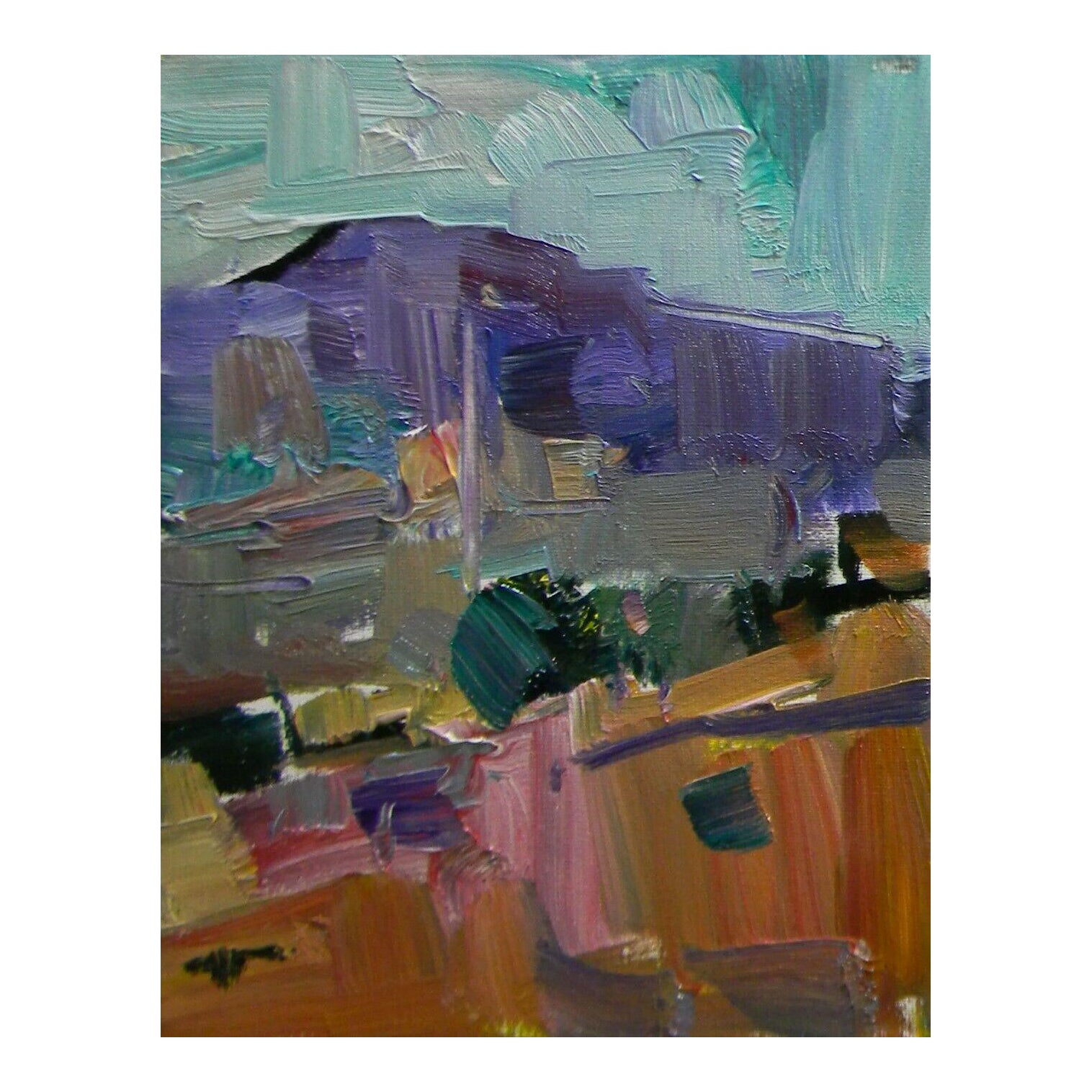 Jose Trujillo - Oil Painting 8x10 Impressionism Desert American Art ...