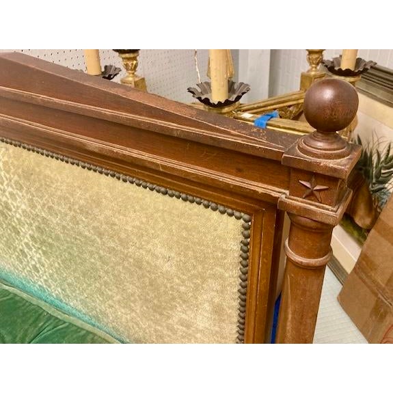 French 19th Century Directoire Daybed With Original Tufted Upholstered ...