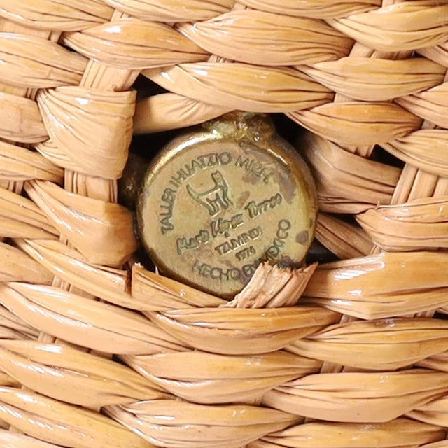 Mario Torres Mid Century Wicker Monkey Console | Chairish