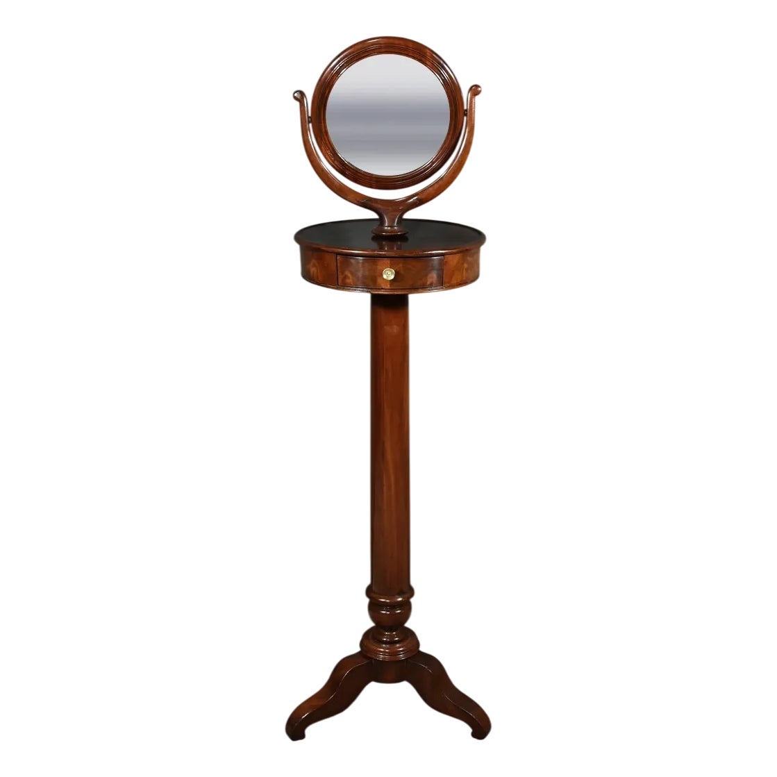 Early 19th Century Barber in Mahogany | Chairish