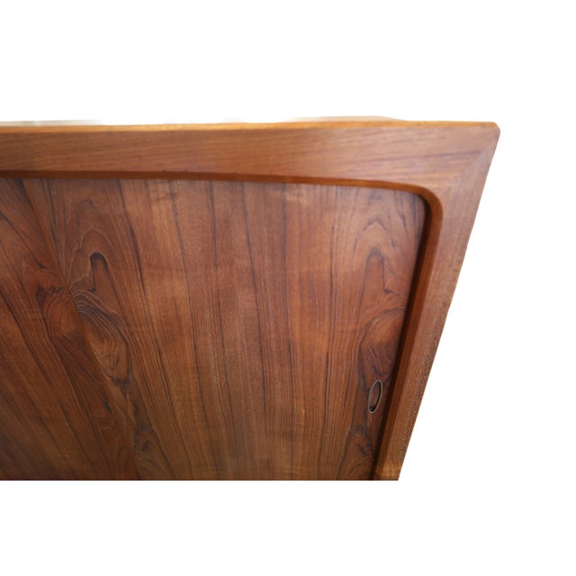 Danish Teak Sideboard with Sliding Doors, 1960s | Chairish