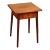 Antique Federal Softwood Single Drawer Splayed Leg Work Table ...