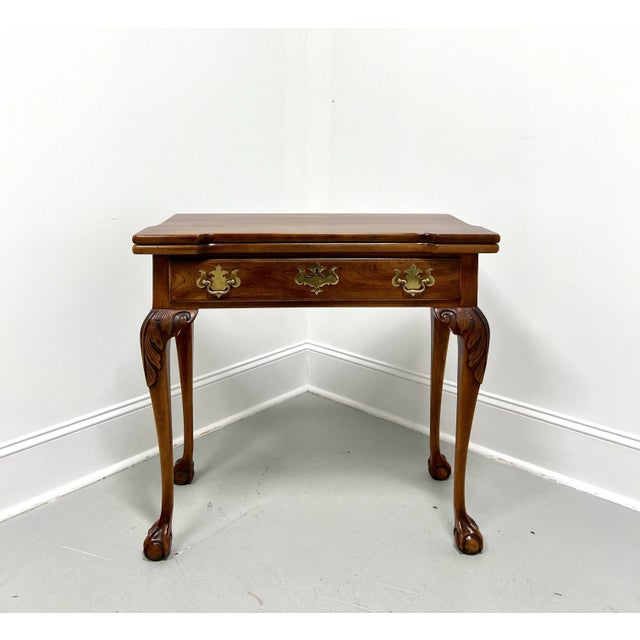 Statton Private Collection Oxford Cherry Gateleg Flip Top Game ...