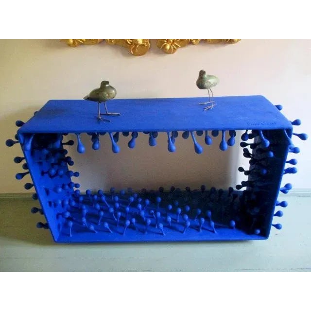 Contemporary 'Enchanted Forest' Console Table | Chairish