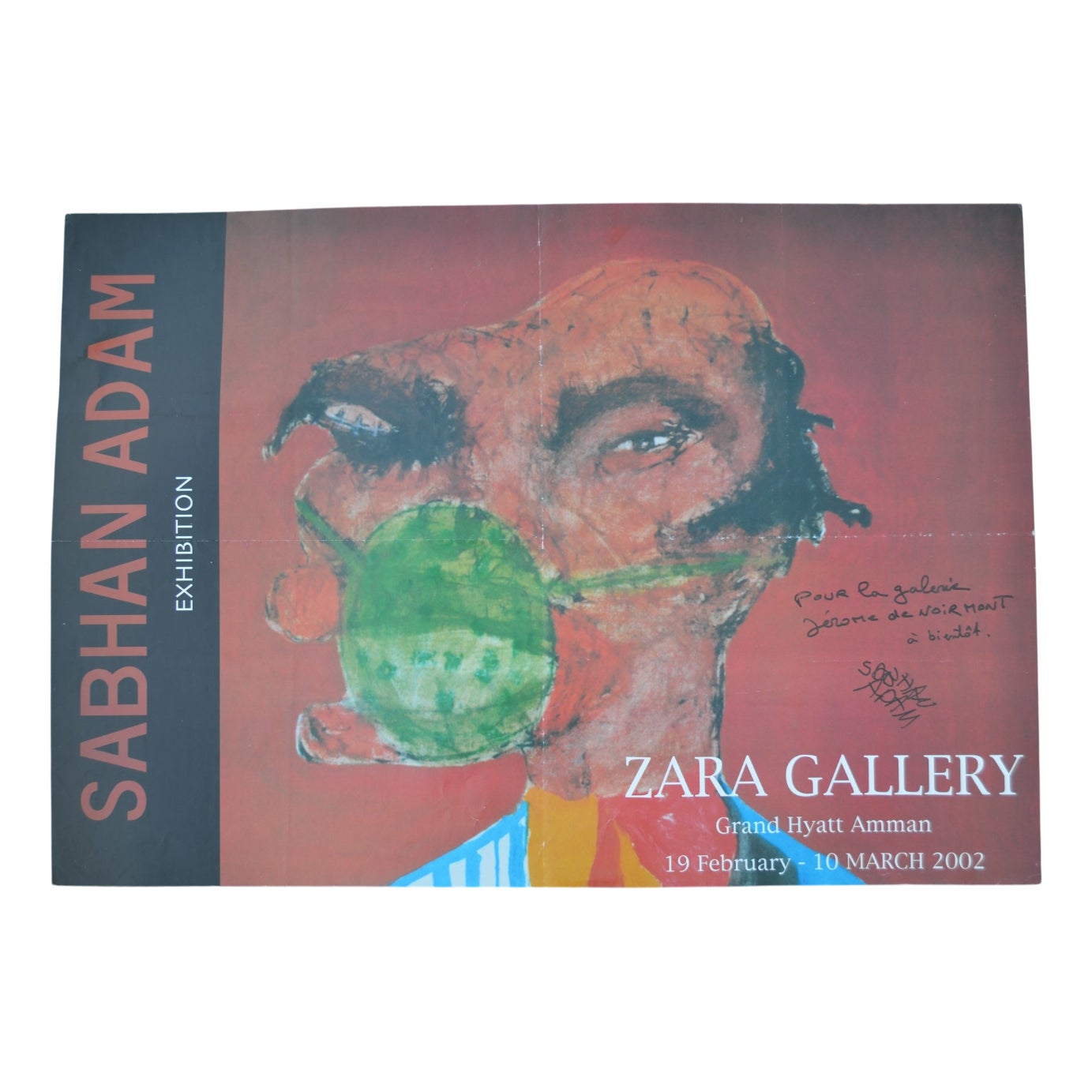 Sabhan Adam Exhibition Poster, 2002 | Chairish