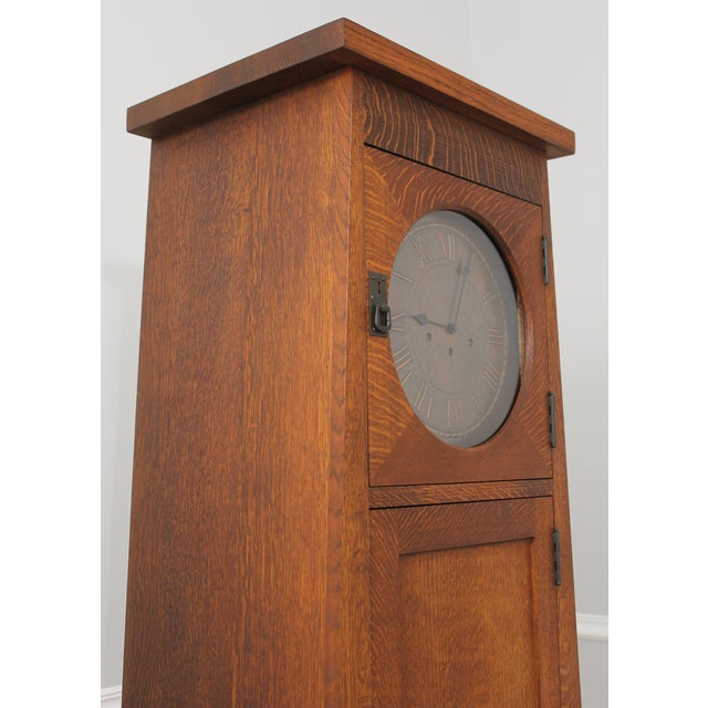 Mission Arts & Crafts Stickley Style Grandfather Clock | Chairish