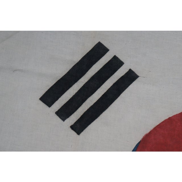 Original Mid-Century 1950s South Korea Korean War Taegeukgi Flag | Chairish