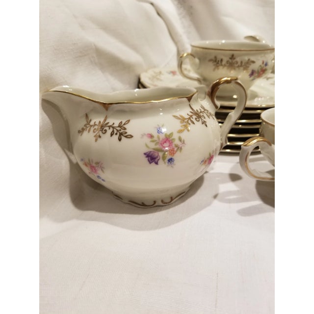 Bavarian Porcelain Tea Set for Six | Chairish
