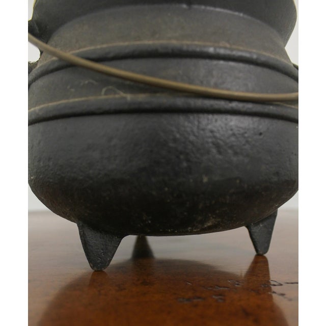 Virginia Metalcrafters Cast Iron & Brass Colonial Era Firepot | Chairish