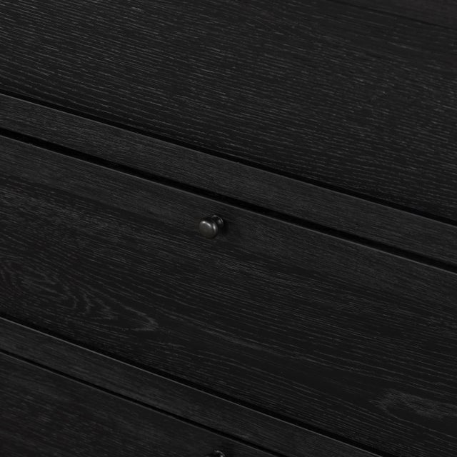 Millie 9 Drawer Dresser, Drifted Matte Black | Chairish