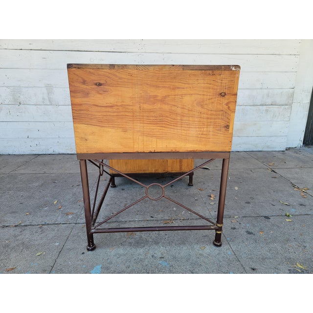 1970s Rustic Pine Computer Desk. | Chairish