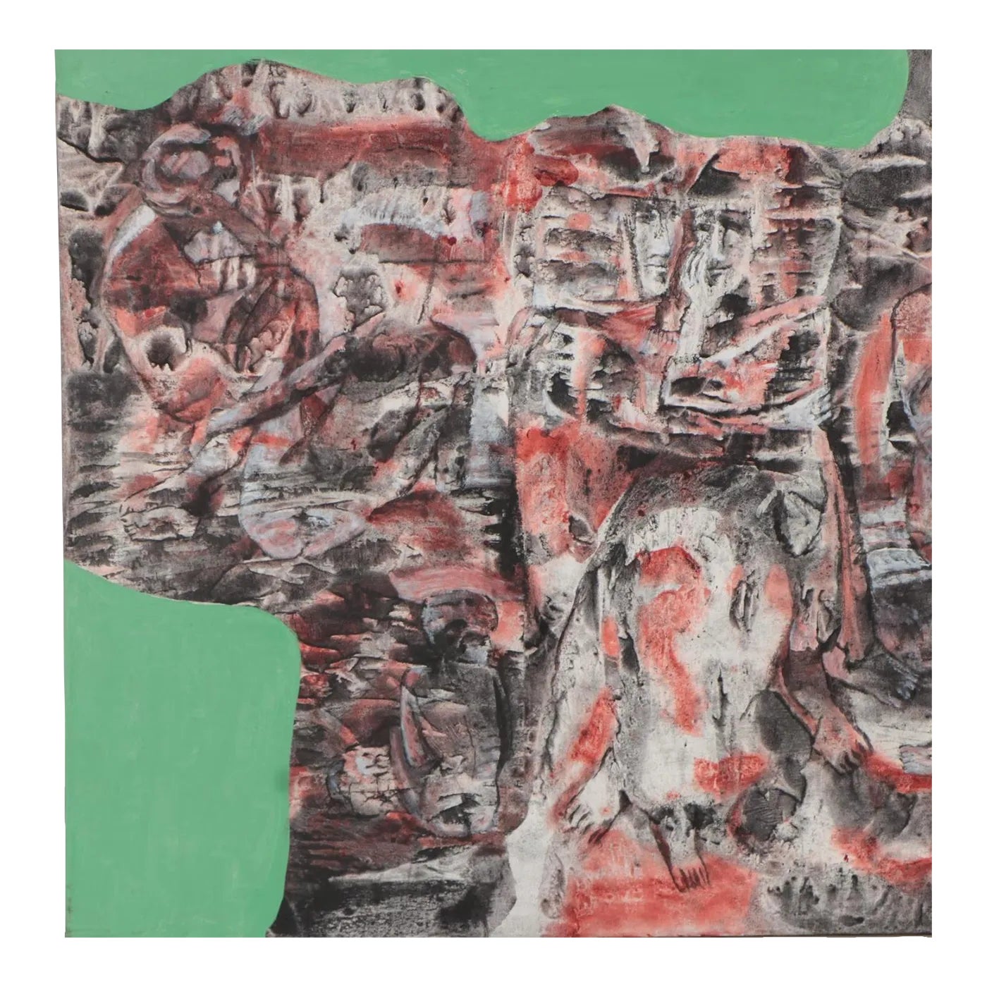 Don Stacy Large-Scale Abstract Figural Nudes Acrylic Painting | Chairish